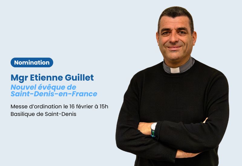 Le père Etienne Guillet nommé évêque du diocèse de Saint-Denis-en ...